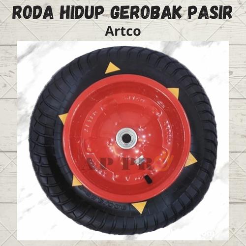 Jual ARTCO Ban Hidup Komplit Cadangan Serep Roda Gerobak Pasir Sorong ...