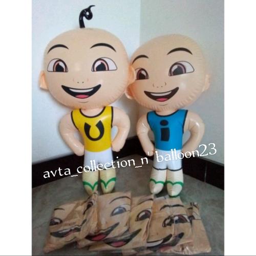 Jual BALON TIUP BONEKA UPIN IPIN/ Tiupan Mika UPIN/ Balon Anak Anak ...