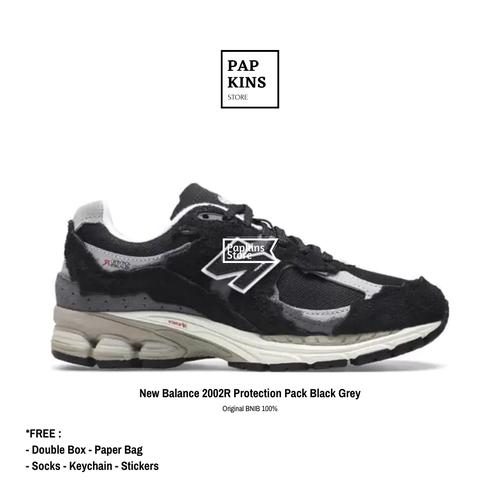 Promo sepatu new balance 2002r protection black grey / sneakers new ...