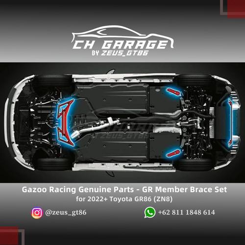 Jual Gazoo Racing Member Brace Set 2022+ Toyota GR86 GR 86 ZN8 ...