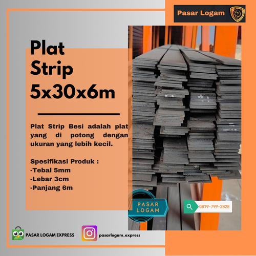 Jual Plat Strip Besi 5 x 30 x 6m Full - Kota Tangerang Selatan - PASAR ...
