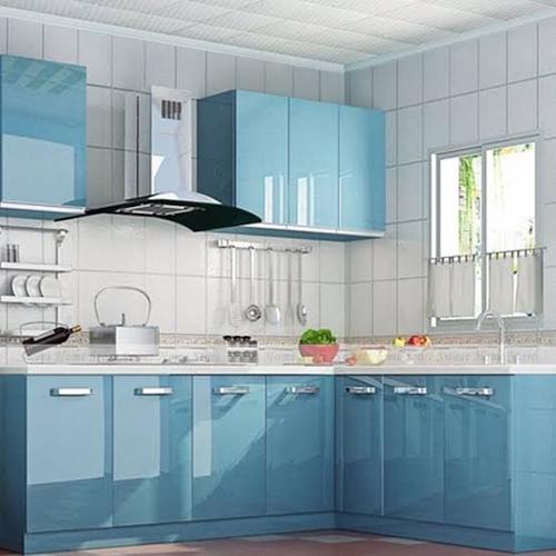 Jual wallpaper sticker waterproof anti jamur kitchen furniture meja ...