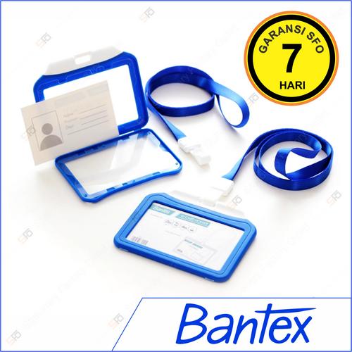Jual ID Card Holder Bantex Landscape + Lanyard Two Sides - Kota ...