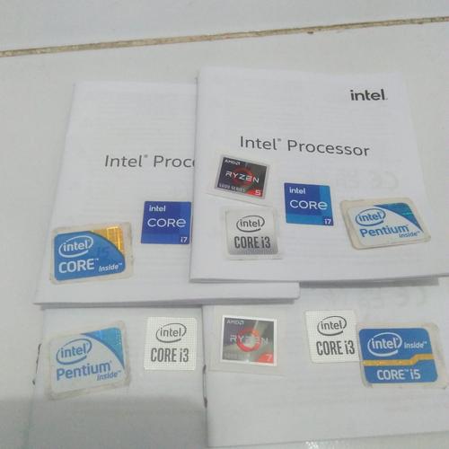 Jual Stiker Logo Intel Core i3 i5 i7 Gen 10 - stiker Logo - Kab ...