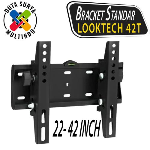 Jual bracket braket breket tv looktech 42T untuk 22 24 32 40 42 43 inch ...