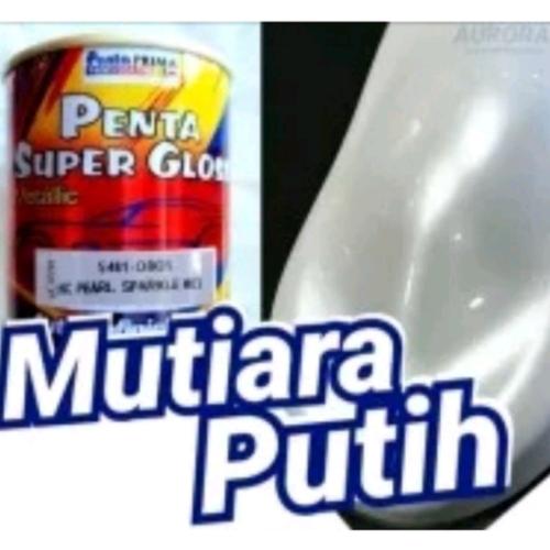 Jual Cat Mutiara Putih Penta Super Gloss Pearl White 1kg Original ...