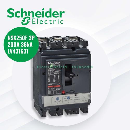 Jual MCCB Schneider NSX250F 3P 200A TMD 36KA-LV431631 - Jakarta Pusat - Electric Shield | Tokopedia