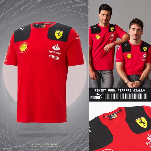 Promo BAJU POLO SHIRT FERRARI MERAH RACING TEAM F1/KAOS POLO PRIA ...