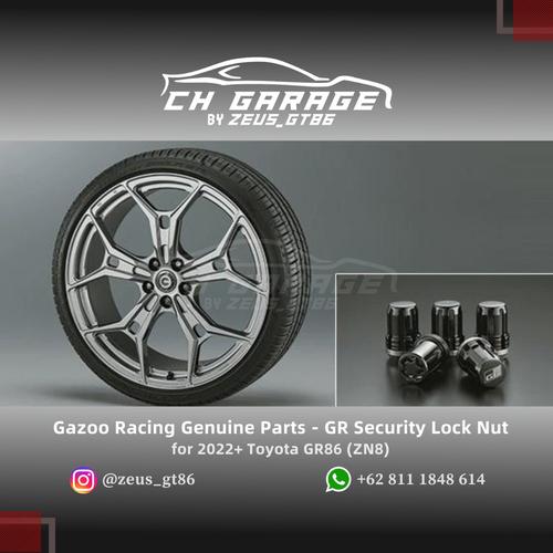Jual Gazoo Racing Security Lock Nut 2022+ Toyota GR86 GR 86 ZN8 Lug ...