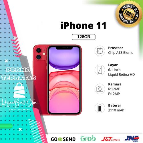 Jual iPhone 11 RAM 4GB Kapasitas 128GB - Red - Kab. Tangerang ...