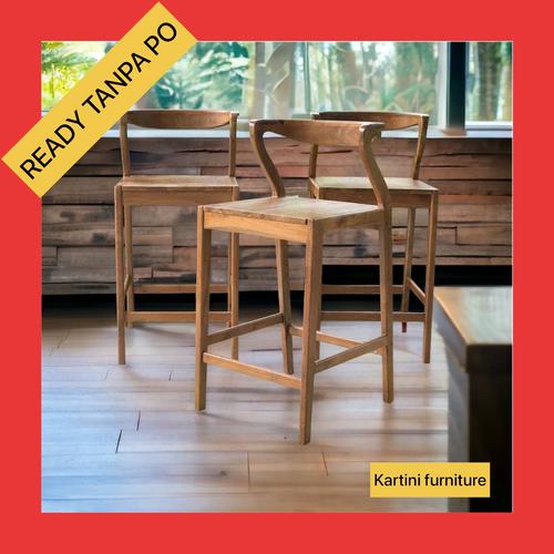 Promo kursi bar minimalis modern cafe kursi bar stool duda kursi cafe bar - Natutal - Kab ...