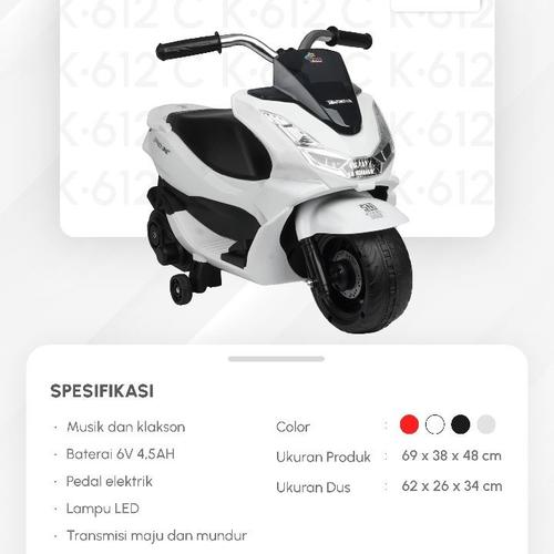 Jual Motor Aki Anak Honda PCX Mini Lisensi PMB K612C K-612c - Kota ...