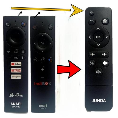 Jual Remote Akari Ax-512 Xl Home Indibox Rca-117 Stb Set Top Box Junda ...