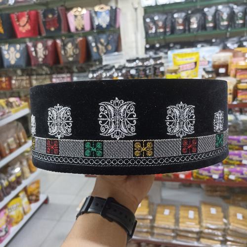 Jual Peci Gayo motif pintu Aceh model keras / Peci gayo khas Aceh ...