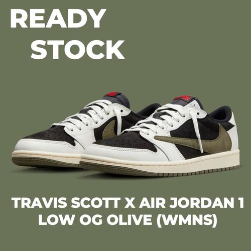 Jual Travis Scott x Nike Air Jordan 1 Low OG Olive (WMNS) - Jakarta ...