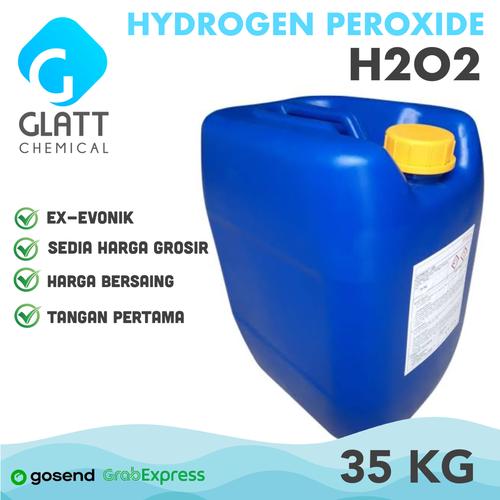 Jual 35 Kg Hydrogen Peroxide 50% Jerigen - H2O2 Hidrogen Peroksida ...