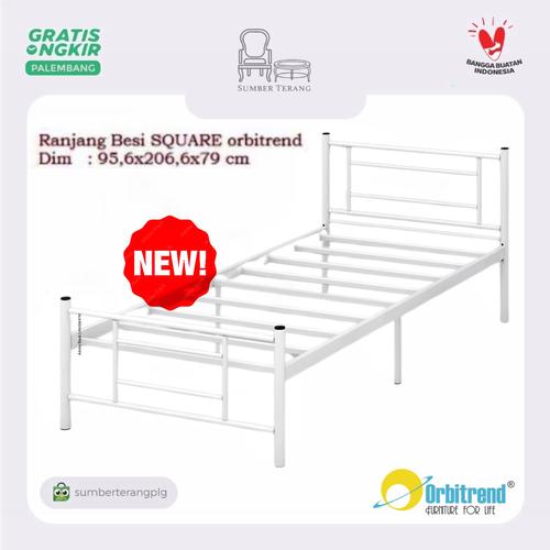 Jual Ranjang Besi Orbitrend Square 90x200 Dipan Tempat Tidur Ranjang ...