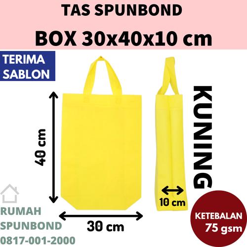 Jual TAS SPUNBOND BOX 30x40x10 cm /Bisa Sablon Custom /Tas Custom ...