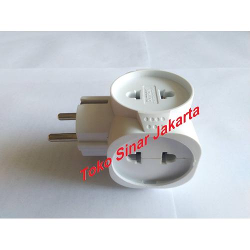Jual Steker T Stopkontak Stop Kontak Colokan Listrik 4 Lubang - Kab ...