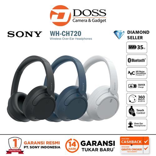 Promo Sony WH-CH720 Wireless Headphone Sony WHCH720 CH 720 Headphones ...