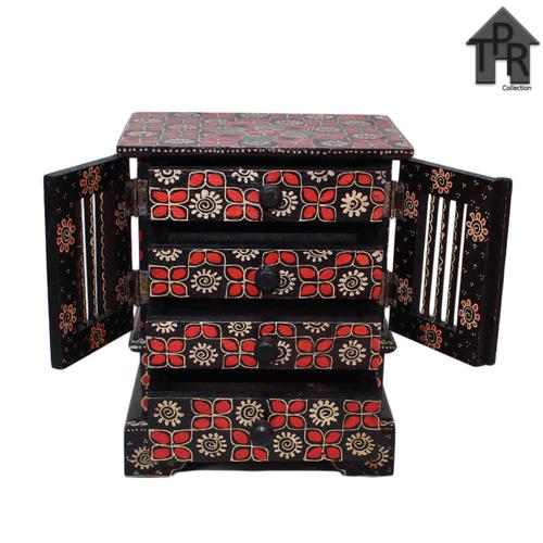 Jual Kerajinan Kayu Mini Lemari Perhiasan - Batik - Hitam JBDH - Kota ...