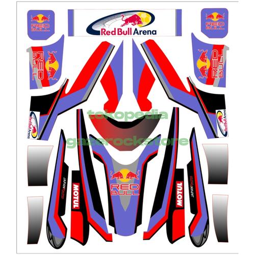 Jual Stiker Tamiya Blast Arrow Cutting Vynil - Blast RedBull - Kab ...