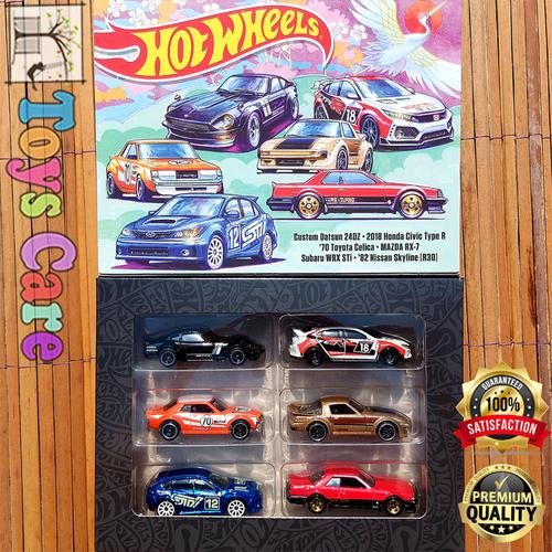 Jual HOTWHEELS JDM 6 PACK EXCLUSIVE - MAZDA RX-7 HONDA CIVIC DATSUN ...