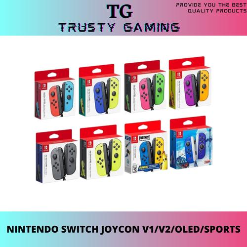 Jual Nintendo Switch Pro Joycon Controller ( L + R ) - Red Mario ...