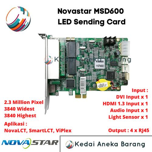 Jual Novastar MSD600 MSD 600 LED Videotron Controller Sending Card ...