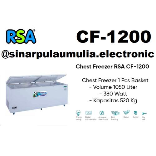 Jual RSA Chest Freezer 1050 Liter - CF-1200 / CF 1200 / CF1200 - Kota ...