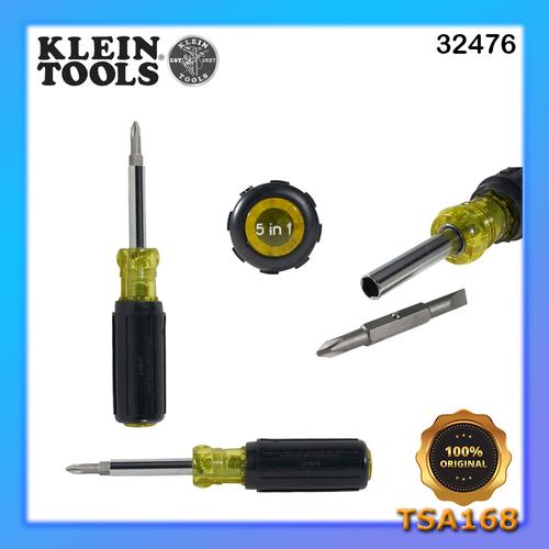 Jual Klein Tools 32476 Multi-Bit Screwdriver Nut Driver 5-in-1 - Kab ...