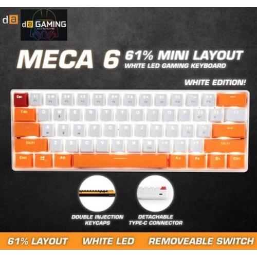 Jual DA Keyboard Gaming Meca 6 Plus X6 Plus Digital Alliance - MECA6 LED White, Switch Blue ...