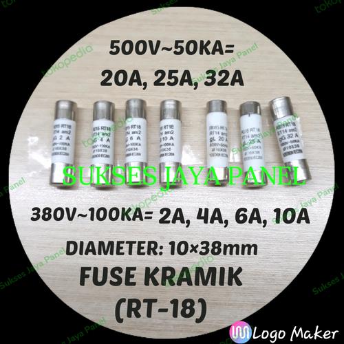 Jual Fuse RT18 (10×38) -pilihan ampere dikolom varian. - RT18- 20A ...