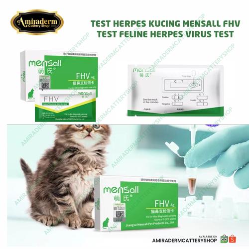 Jual MENSALL UJI DETEKSI HERPES / ALAT TEST FELINE HERPES VIRUS FHV ...