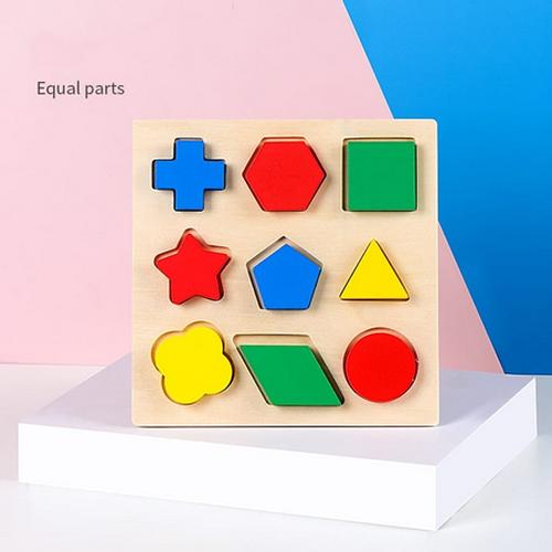 Jual Mainan Puzzel Puzzle Kayu Susun Blok Balok Geometri Pengasah Otak ...