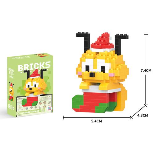 Jual Mainan Balok Susun Kartun DIY Nano Block Bricks Anak Mainan Edukasi - Pluto - Kota ...