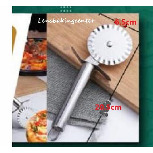 Jual Pisau Pemotong Adonan/Kue | Pizza Cutter Stainless Steel 1 Roda ...