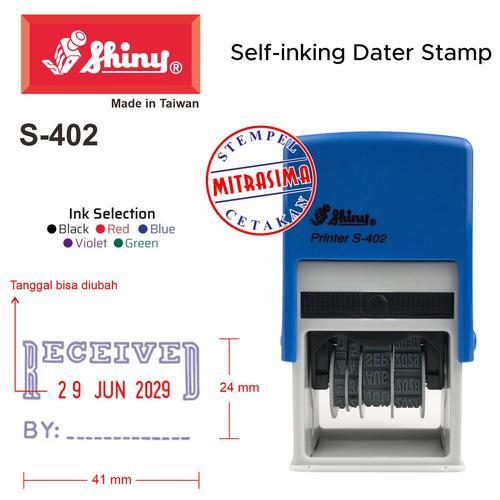 Jual Stempel Shiny S-402 ( Received dengan tanggal S402 Tipe S 402 ...