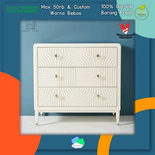 Jual Lemari Buffet Minimalis Modern Rak Buku Tempat Penyimpanan Storage ...