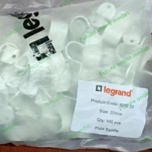 Jual klem pipa clypsal / Legrand SPS20 / murah , saddle 20mm clamp ...