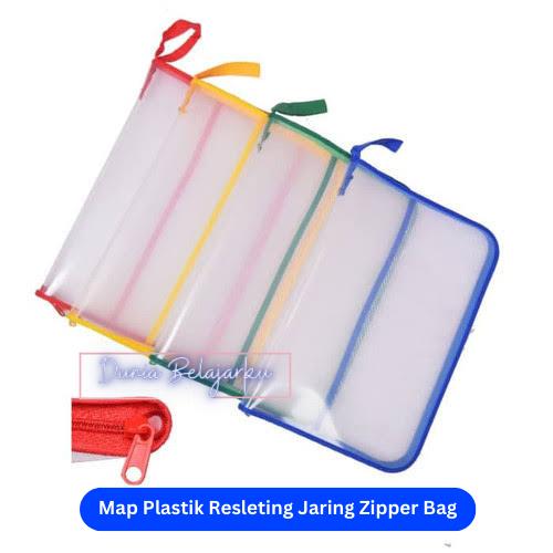Jual Map Plastik Resleting Jaring Zipper Bag RR Tas Dokumen [Satuan] - Hijau - Kota Depok ...