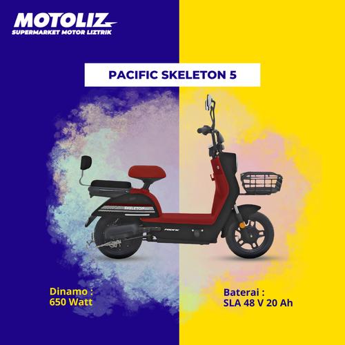 Jual PACIFIC SKELETON 5 SEPEDA LISTRIK GEJAYAN JOGJA ELECTRIC BIKE ...