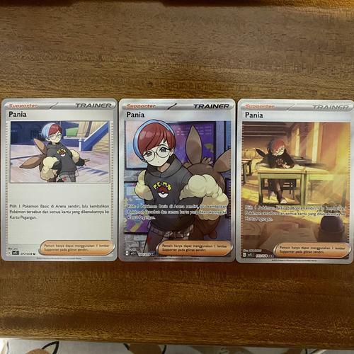 Jual Pania pokemon tcg indonesia staple card trainer supporter sr sar ...