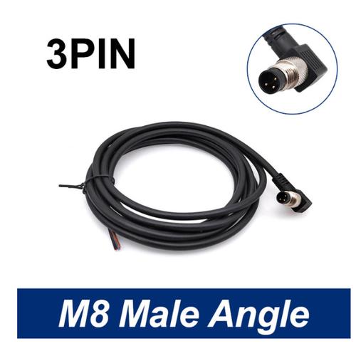 Jual Kabel Sensors M8 3-Pin angle Male Cable assembly 2m - Kab ...