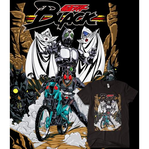 Jual kaos kamen rider black vs gorgom - Kota Bandung - KAKAOOZ | Tokopedia