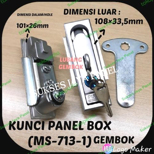 Jual kunci panel listrik MS-713-1(GEMBOK/PUSH LOCK) warna dop - Jakarta ...