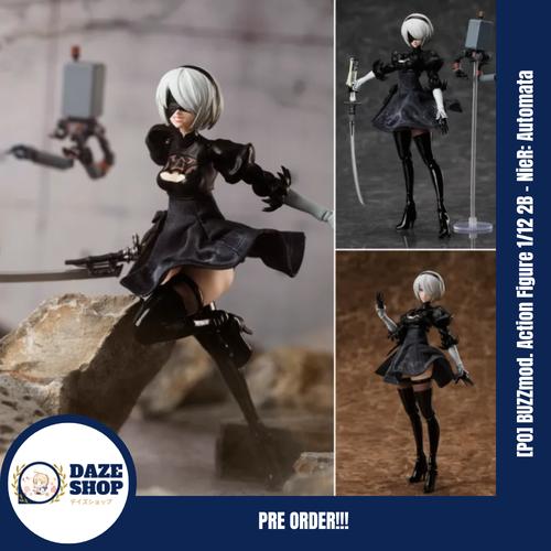 Jual [PO] BUZZmod. Action Figure 1/12 2B - NieR: Automata - FULL ...