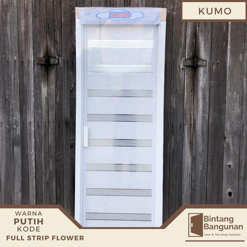 Jual Pintu Full Pvc Strip White Flower| Pintu Kamar Mandi PVC KUMO ...