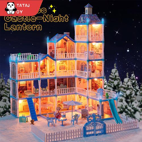Jual Rumah Boneka Besar Mainan Princess Castle Rumah Rumahan Doll House ...