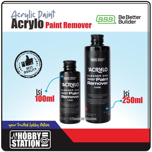 Jual Acrylo Cleaner & Paint Remover - Gundam ModelKit Acrylic Repaint ...